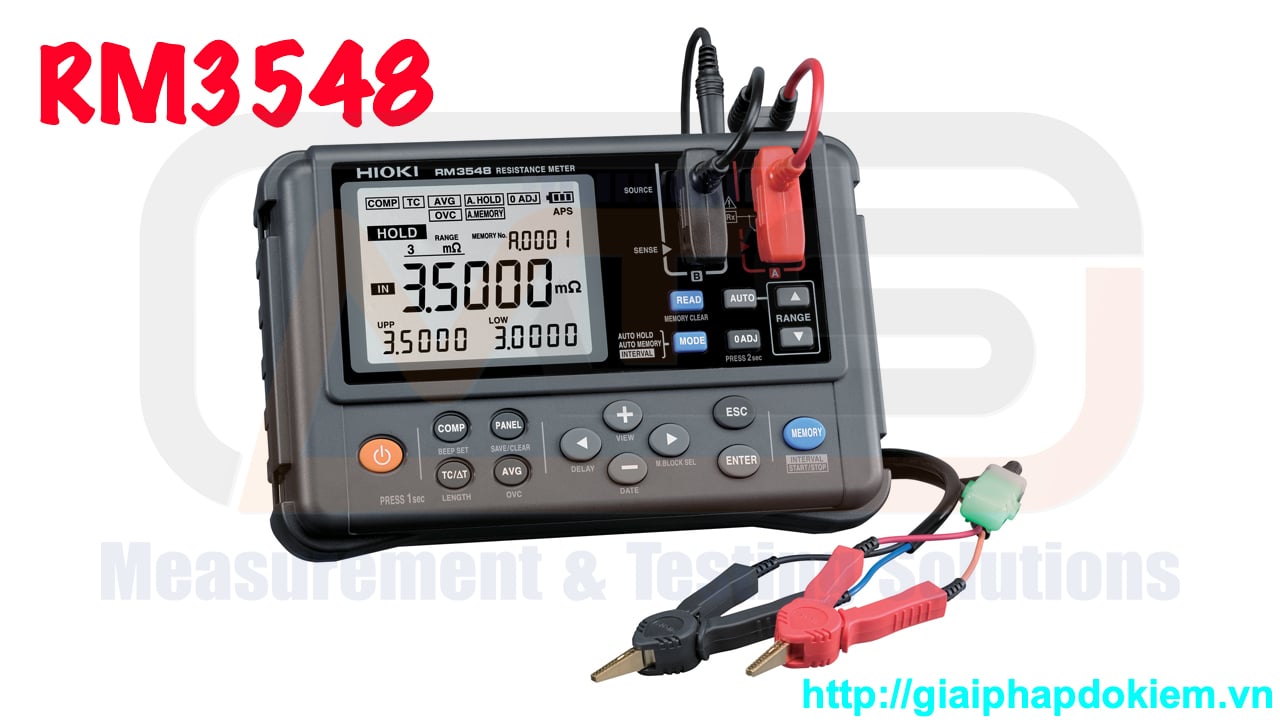 Thiết Bị Đo Điện Trở Hioki RM3548 - HiokiShop